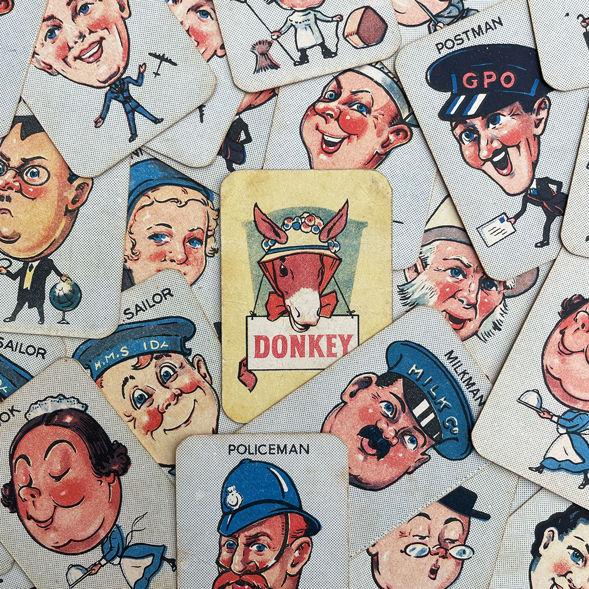 A Vintage 'Donkey' Card Game - IntoVintage.co.uk – Intovintage.co.uk