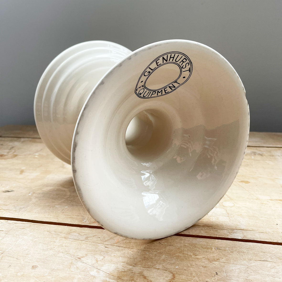 A Butcher's Ironstone Ham Stand - IntoVintage.co.uk – Intovintage.co.uk