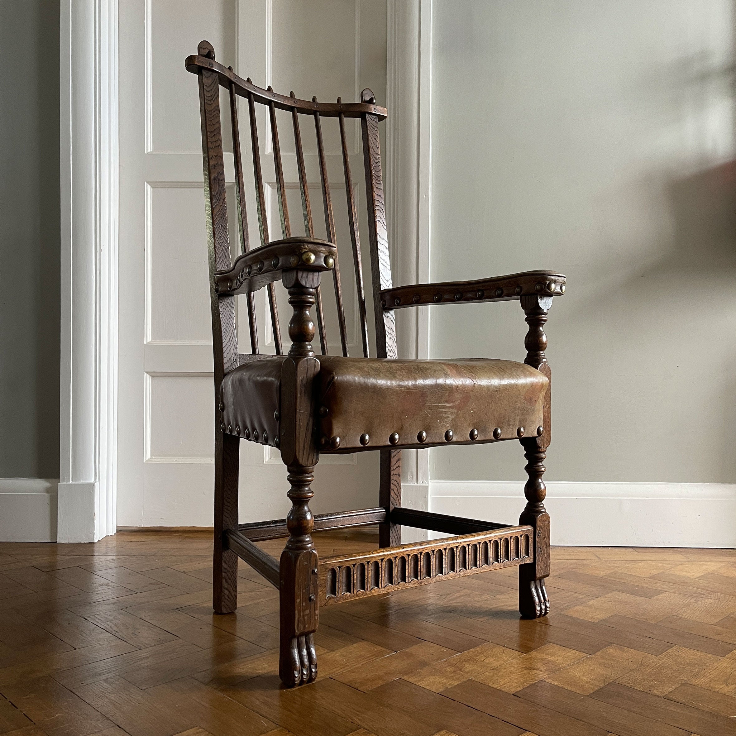 A Rupert Griffiths 'Monastic' Swiss Stick Back Carver - IntoVintage.co ...