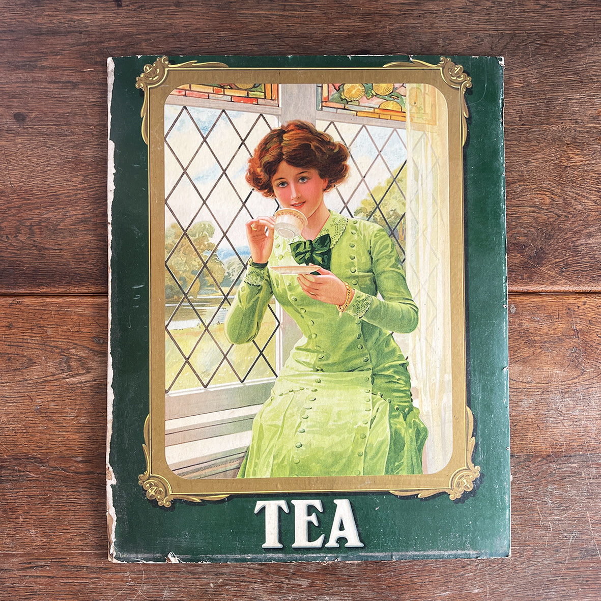 An Edwardian Tea Advertising Card - IntoVintage.co.uk – Intovintage.co.uk