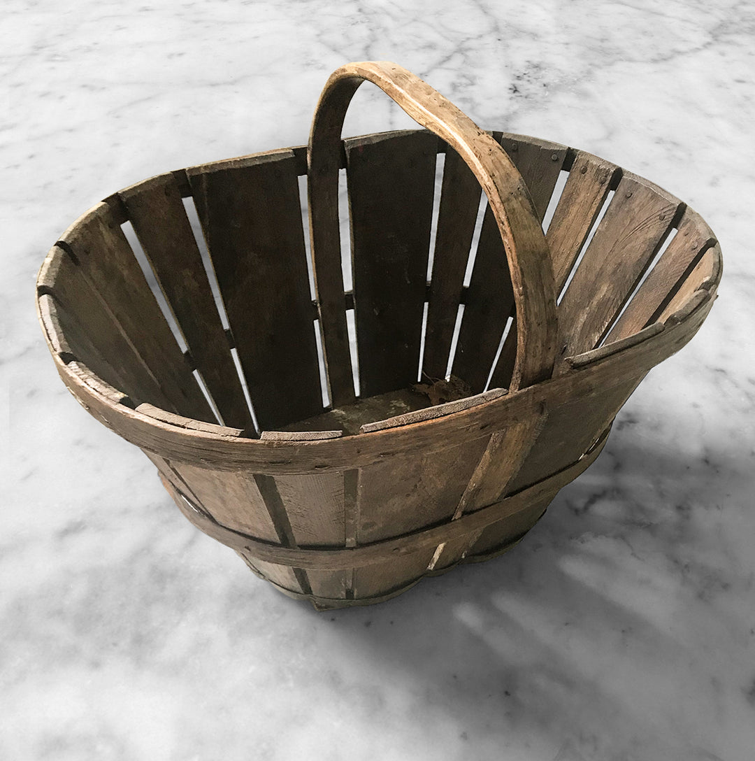 Period Devon Stave Basket - IntoVintage – Intovintage.co.uk