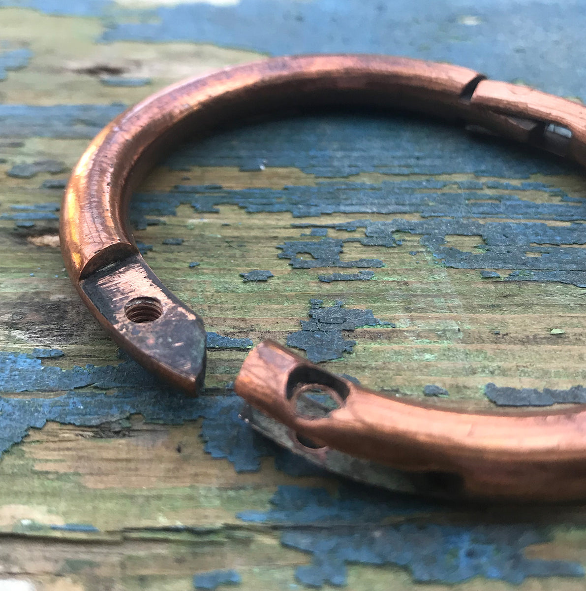 Antique Copper Bull Ring - IntoVintage.co.uk – Intovintage.co.uk