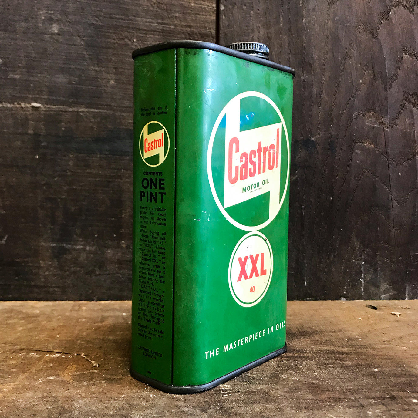 Vintage Castrol XXL 40 Tin - IntoVintage.co.uk – Intovintage.co.uk