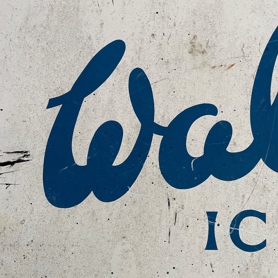 A Vintage Walls Ice Cream Sign - IntoVintage.co.uk – Intovintage.co.uk