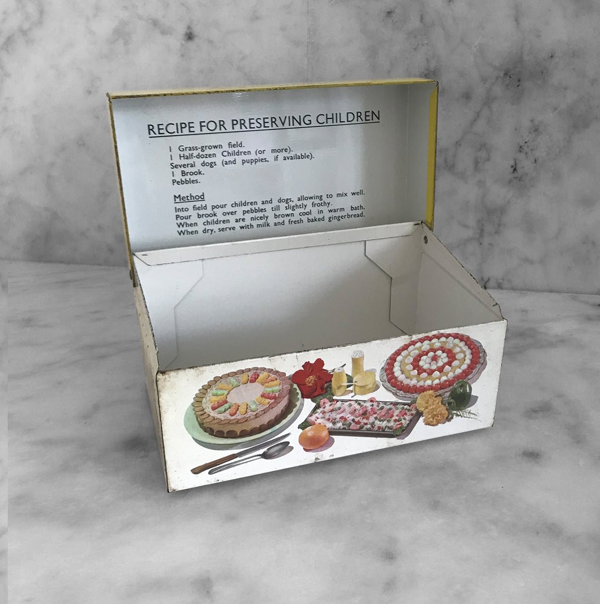 Vintage Recipe Tin - IntoVintage.co.uk – Intovintage.co.uk