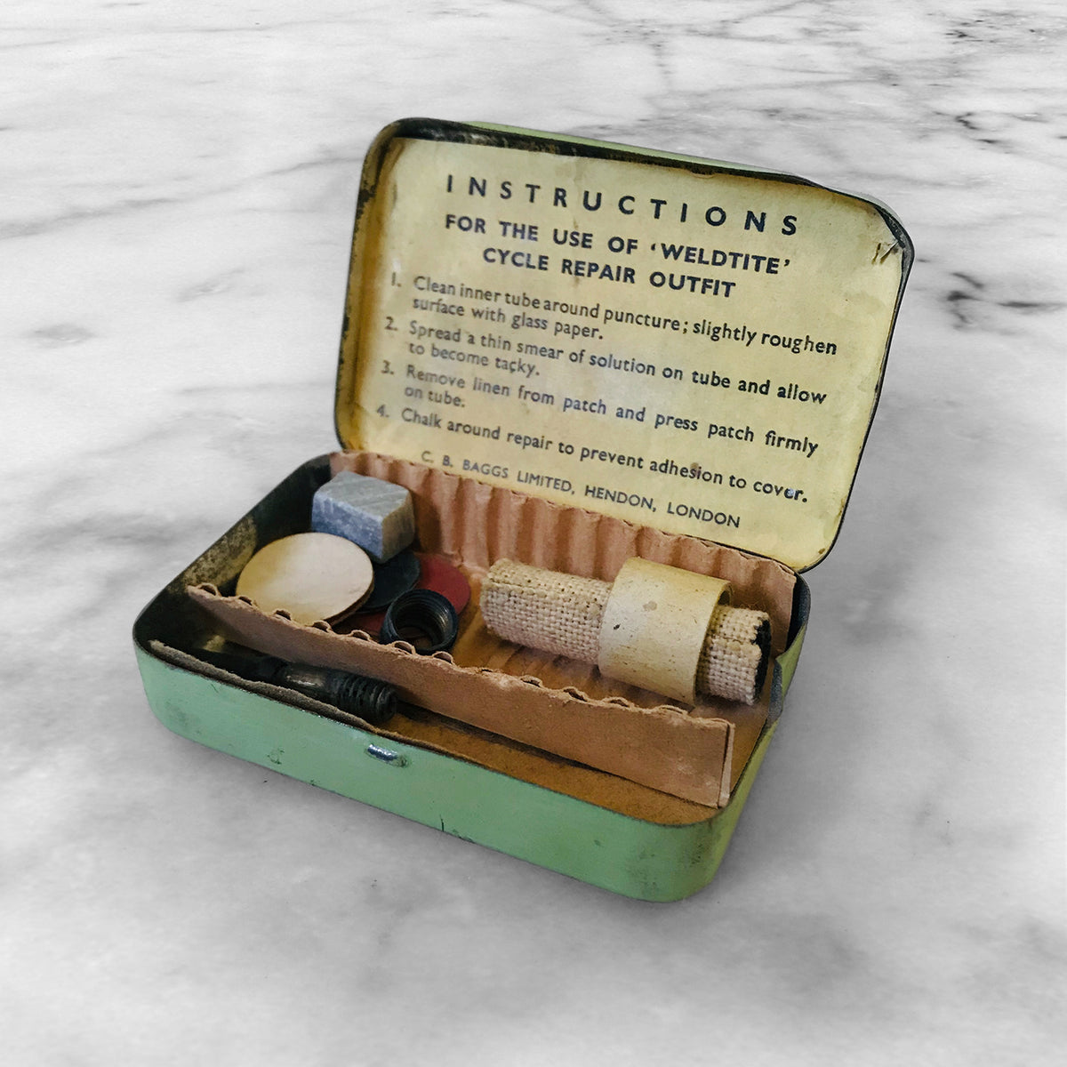 Vintage Puncture Repair Tin - IntoVintage.co.uk – Intovintage.co.uk