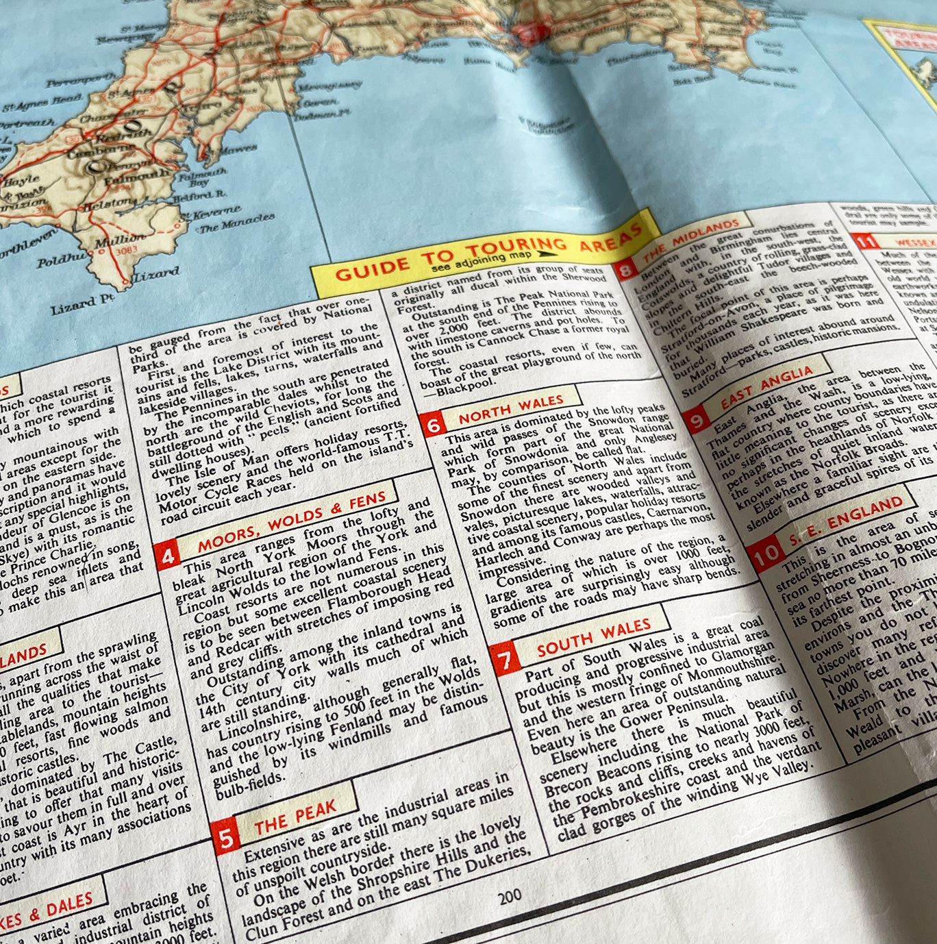 A Vintage Tourist Map of Great Britain - IntoVintage.co.uk ...